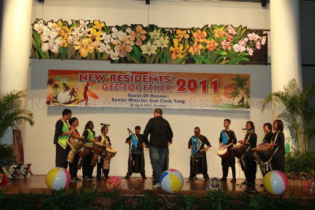 Performance during Marine Parade new residents' get-together