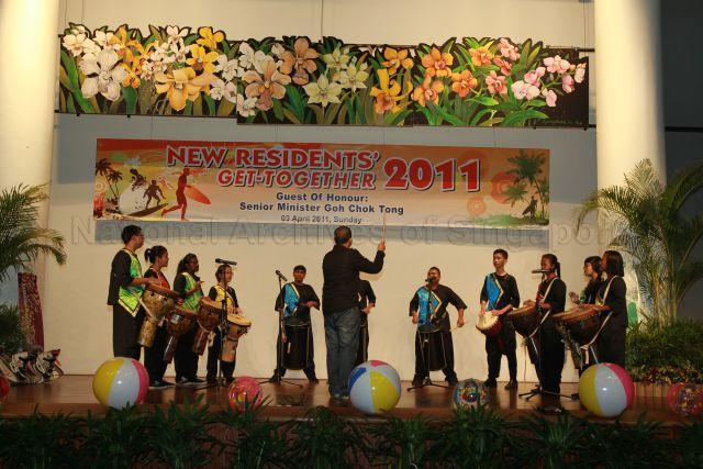 Performance during Marine Parade new residents' get-together