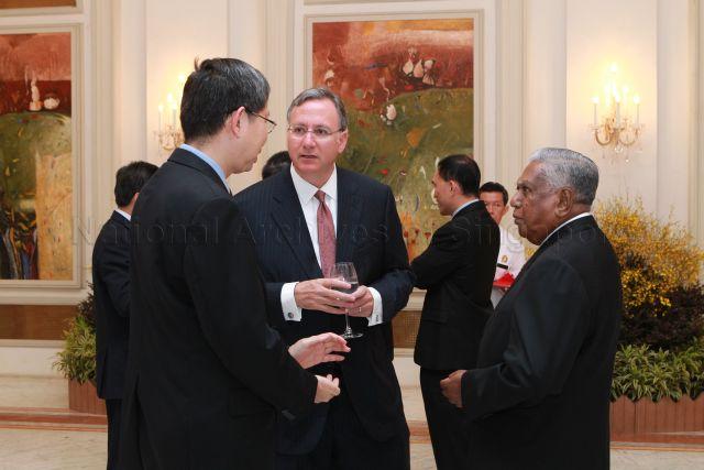 President S R Nathan with his Principal Private Secretary