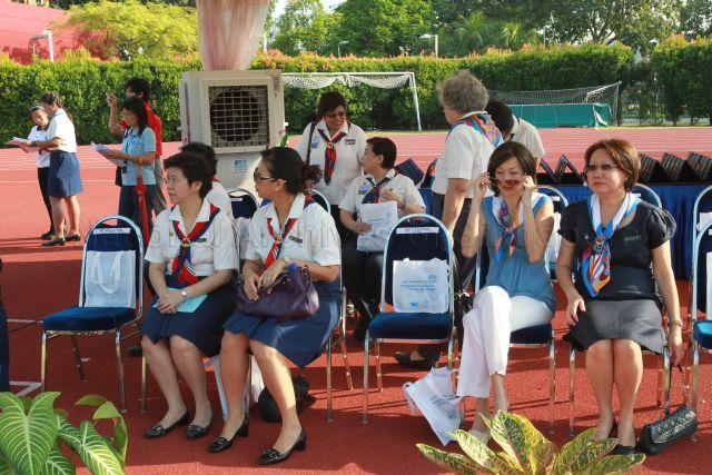 Council/Executive Committee members and Guides at Bishan