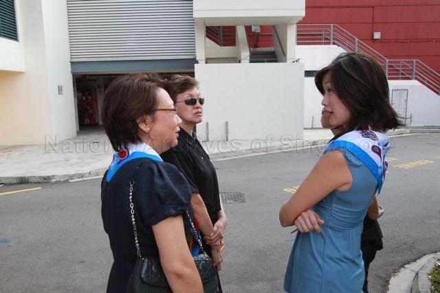 President of Girl Guides Singapore Mrs Joy Balakrishnan