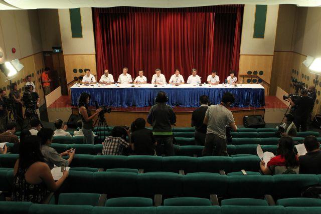 Taken at: Post-2011 General Election Press Conference at the