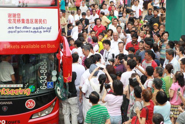 Taken at: People's Action Party Victory Parade at Ang Mo Kio