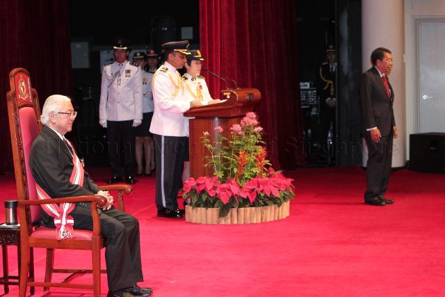 Recipient of Meritorious Service Medal, President Emeritus