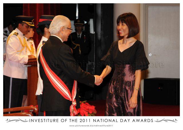 President Tony Tan Keng Yam presenting 2011 National Day