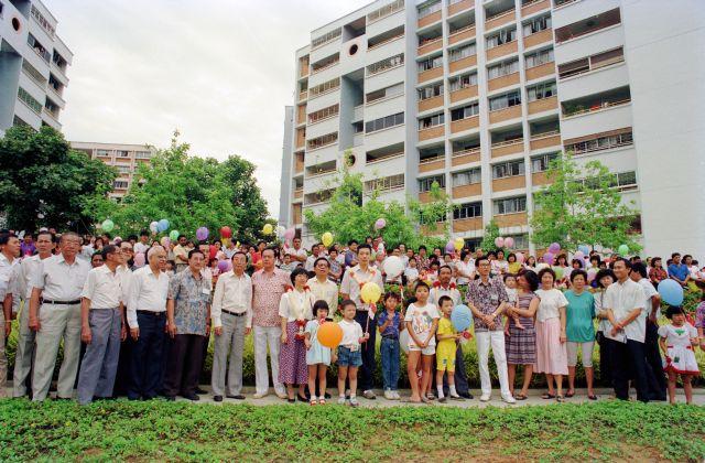 Ministerial Walkabout at Tampines GRC - Group photo of
