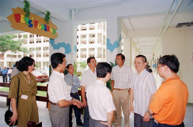 Visit to Katong Constituency - Members of Parliament Yap