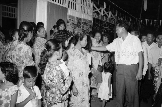 Visit to Changi Constituency - Prime Minister Lee Kuan Yew