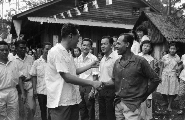 Visit to Changi Constituency - Prime Minister Lee Kuan Yew