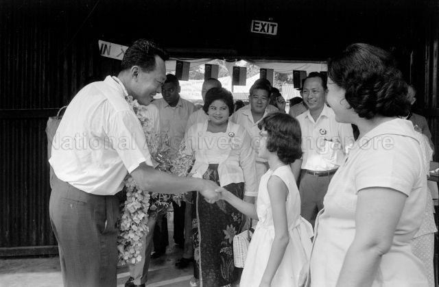 Visit to Changi Constituency - Prime Minister Lee Kuan Yew