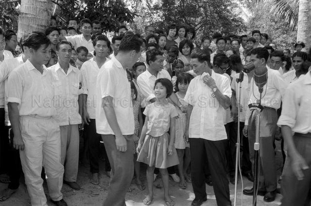 Visit to Changi Constituency - Prime Minister Lee Kuan Yew