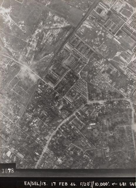 Aerial Photo shows Balestier road area. Balestier Road runs