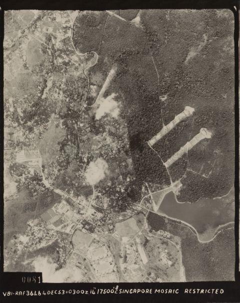 The 2 elongated strips are the present day SAF Nee Soon