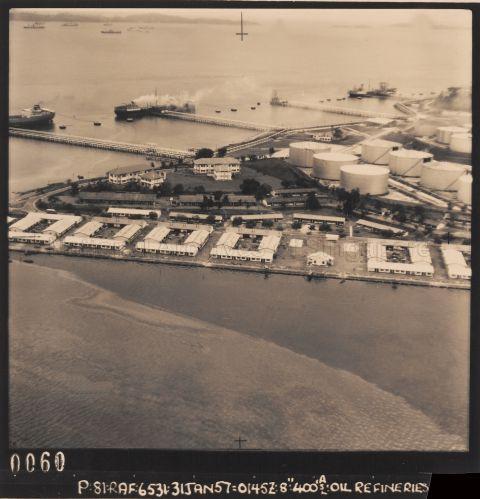 PART OF A SERIES OF AERIAL PHOTOGRAPHS SHOWING PULAU SEMAKAU
