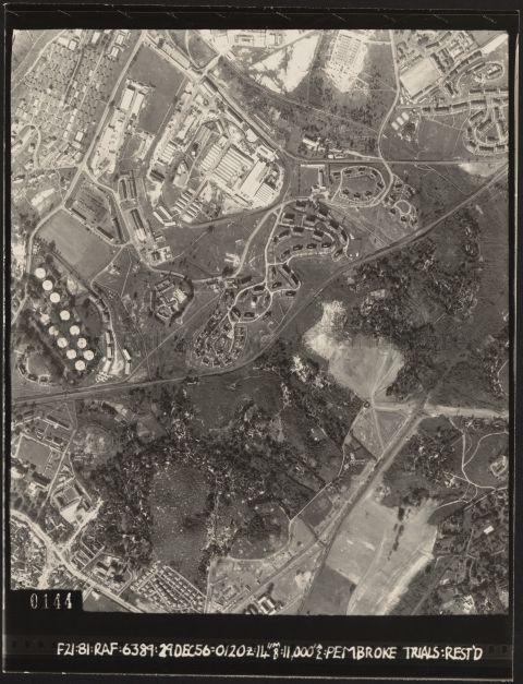 PART OF A SERIES OF AERIAL PHOTOGRAPHS FROM NORTH TO SOUTH