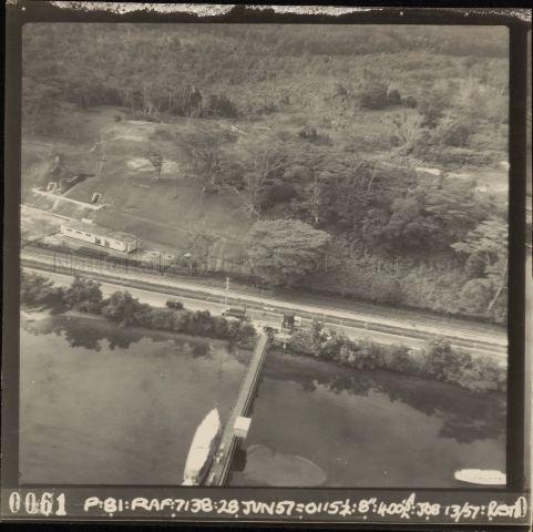 PART OF A SERIES OF AERIAL PHOTOGRAPHS SHOWING JOHORE BAHRU