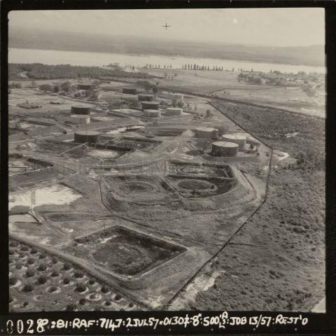 PART OF A SERIES OF AERIAL PHOTOGRAPHS SHOWING JOHORE BAHRU