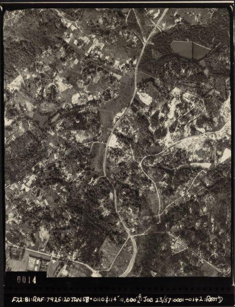 PART OF A SERIES OF AERIAL PHOTOGRAPHS SHOWING THOMSON,