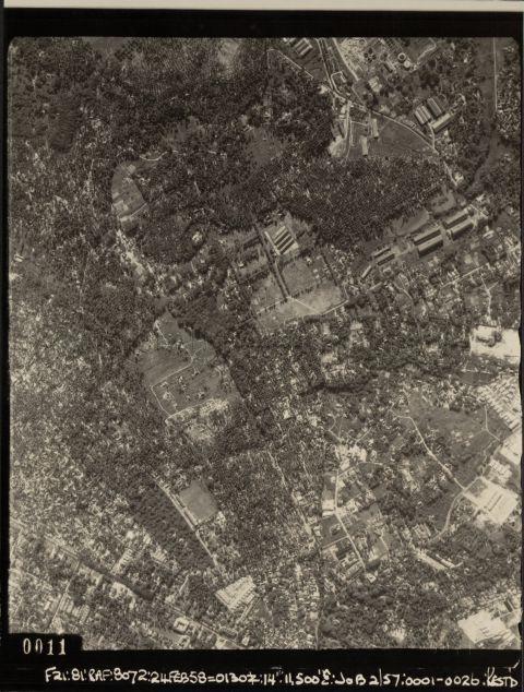 PART OF A SERIES OF AERIAL PHOTOGRAPHS SHOWING THOMSON,
