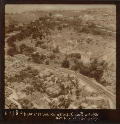 Alexandra Road with the British Military Hospital (Alexandra