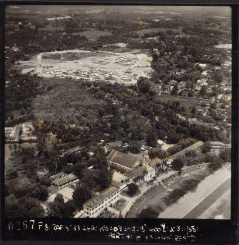 PART OF A SERIES OF AERIAL PHOTOGRAPHS SHOWING THOMSON,
