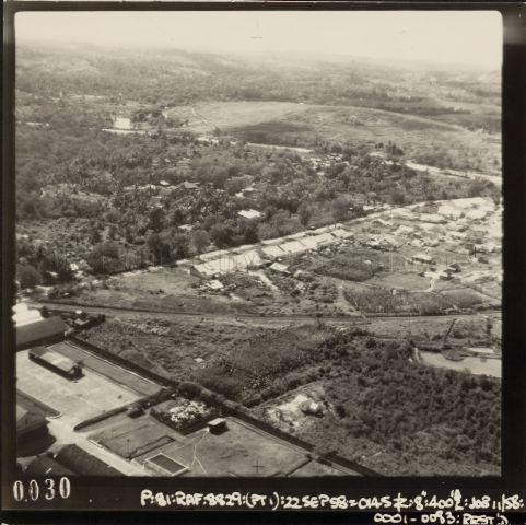 PART OF A SERIES OF AERIAL PHOTOGRAPHS SHOWING KRANJI,