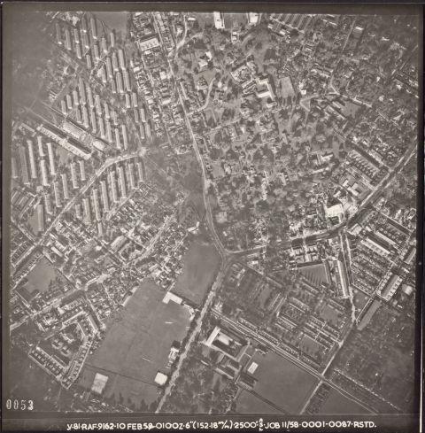 PART OF A SERIES OF AERIAL PHOTOGRAPHS FROM EAST TO WEST