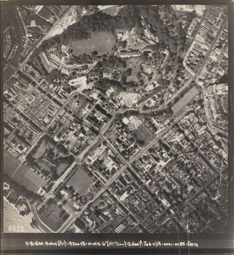 PART OF A SERIES OF AERIAL PHOTOGRAPHS FROM EAST TO WEST