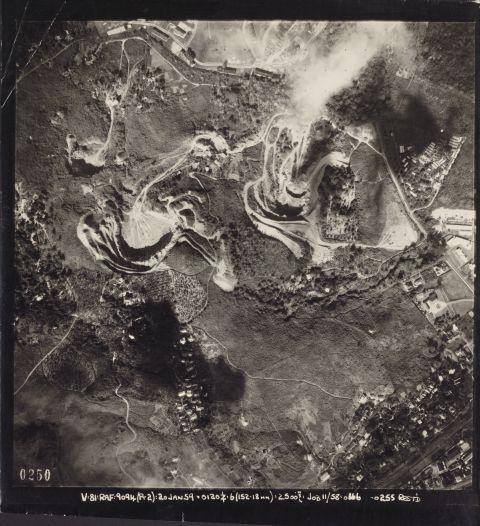 PART OF A SERIES OF AERIAL PHOTOGRAPHS SHOWING EASTERN AND