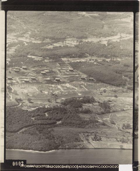 PART OF A SERIES OF AERIAL PHOTOGRAPHS SHOWING AERIAL VIEW