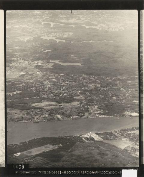 PART OF A SERIES OF AERIAL PHOTOGRAPHS SHOWING AERIAL VIEW