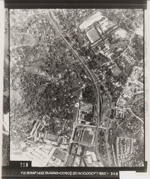 PART OF A SERIES OF AERIAL PHOTOGRAPHS SHOWING TAI SAN