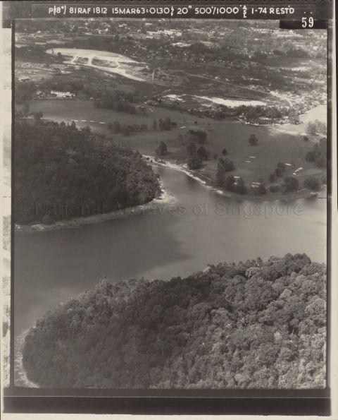 PART OF A SERIES OF AERIAL PHOTOGRAPHS SHOWING BUKIT TIMAH