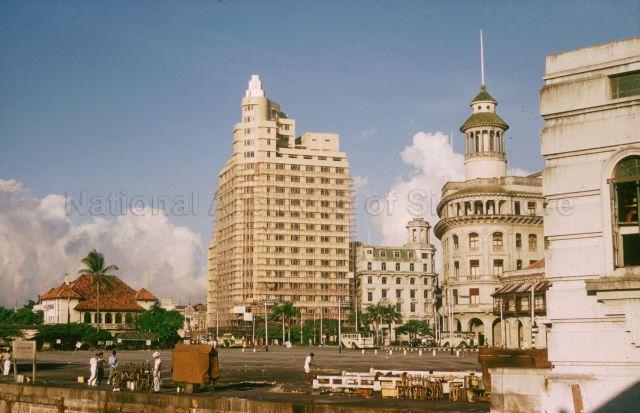 View of Asia Insurance Building (centre) and Ocean Building