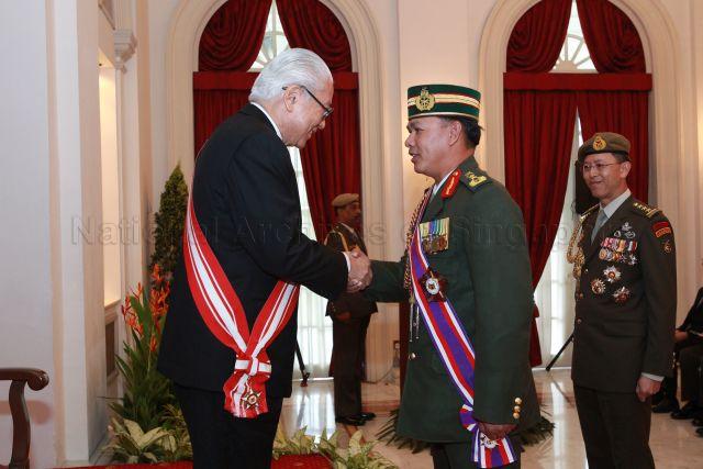 Taken at: Conferment of Distinguished Service Order