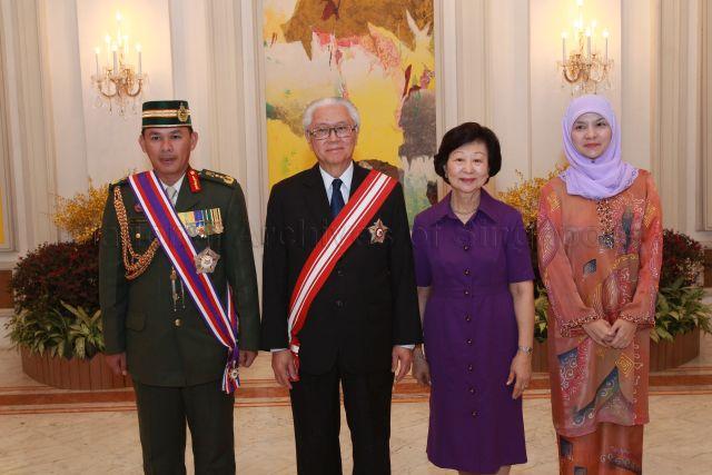 Taken at: Conferment of Distinguished Service Order