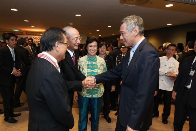 Prime Minister Lee Hsien Loong and his wife, Madam Ho Ching