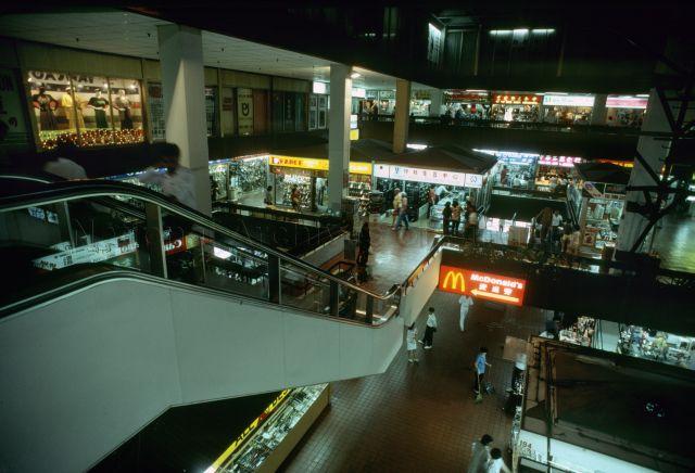 Interior of a mall