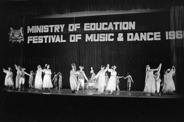 Multi-ethnic dance performance by students at the Ministry