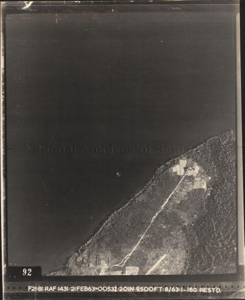 PART OF A SERIES OF AERIAL PHOTOGRAPHS SHOWING TANJONG TAJAM