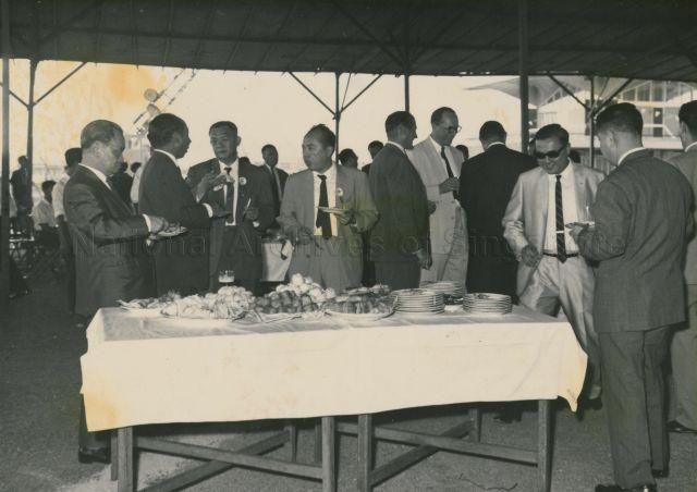 Minister of Finance Dr Goh Keng Swee with Vice-Chairman and