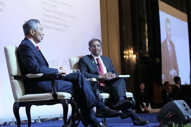 Prime Minister Lee Hsien Loong and Institute of Policy