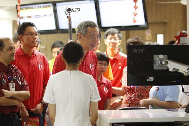 Taken at: Visit to Tan Tock Seng Hospital during Chinese New