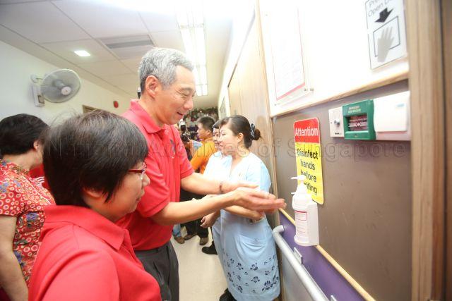 Taken at: Visit to Tan Tock Seng Hospital during Chinese New