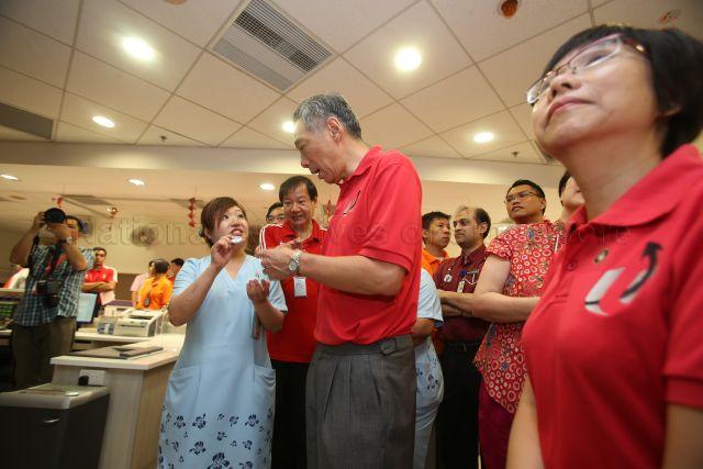 Taken at: Visit to Tan Tock Seng Hospital during Chinese New
