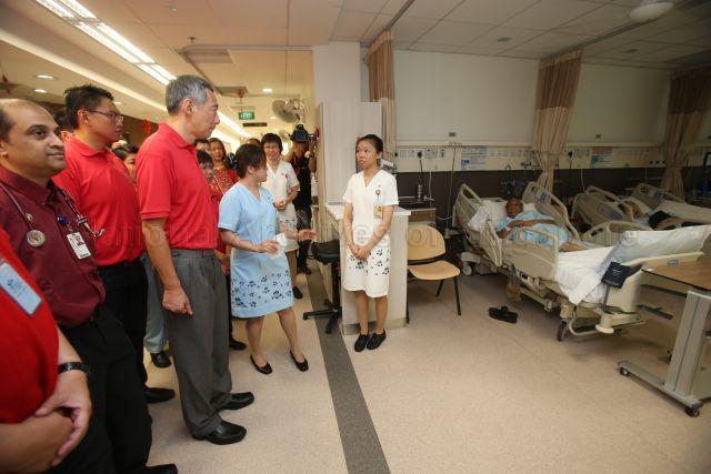 Taken at: Visit to Tan Tock Seng Hospital during Chinese New