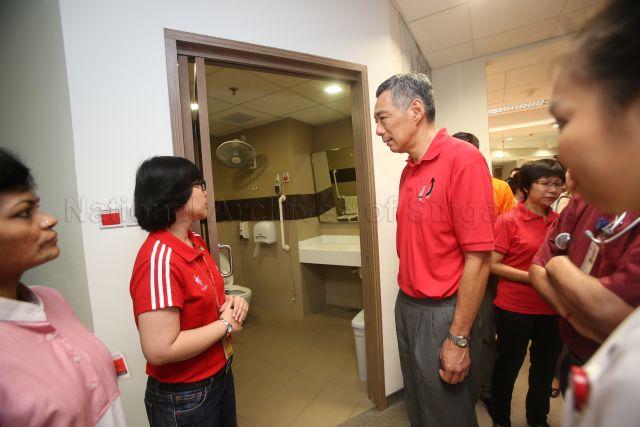 Taken at: Visit to Tan Tock Seng Hospital during Chinese New