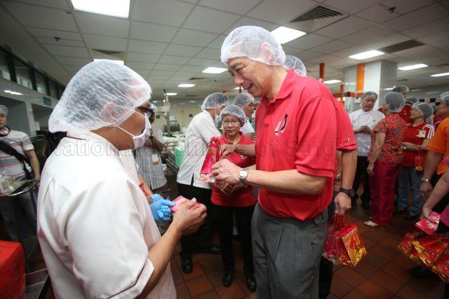 Taken at: Visit to Tan Tock Seng Hospital during Chinese New