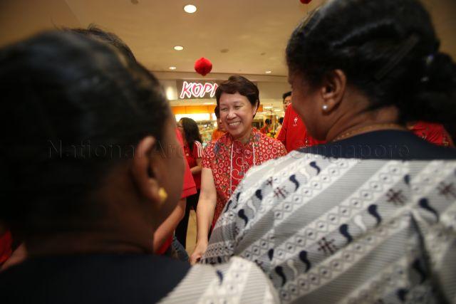 Prime Minister Lee Hsien Loong's wife Ho Ching accompanying