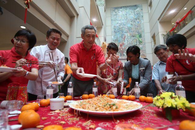 Taken at: Visit to Tan Tock Seng Hospital during Chinese New